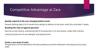 Zara supply chain and satrategy | PPTX