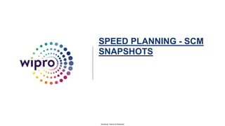 Wipro Supply Chain Management Planning | PPT