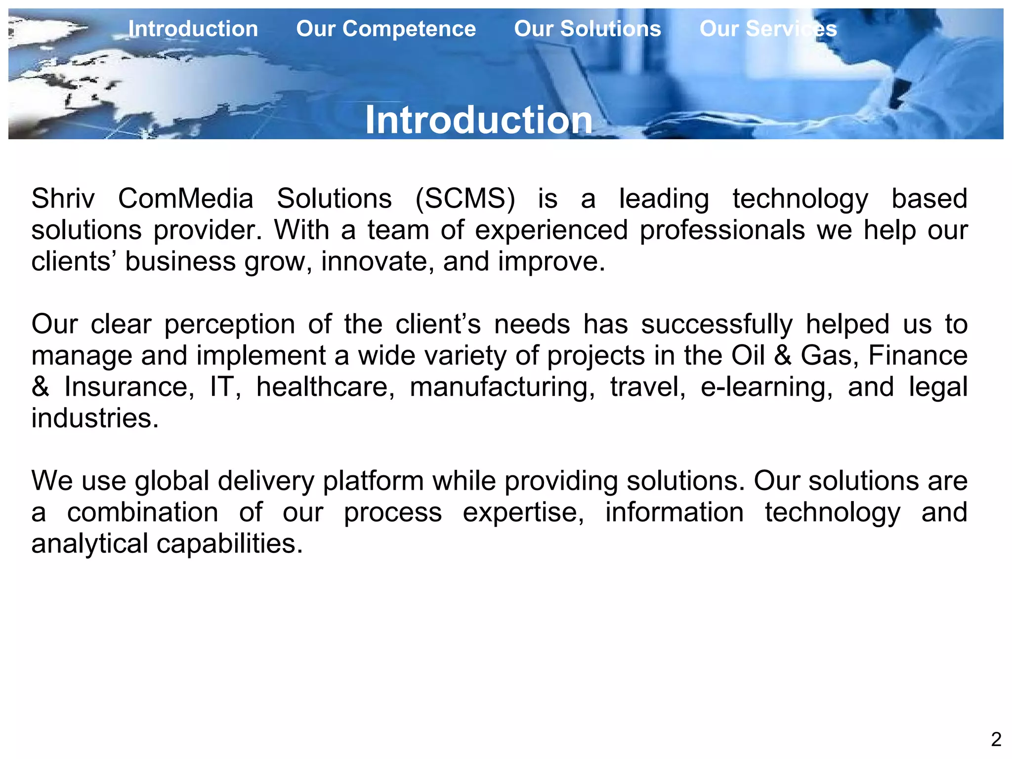 Scms Software Development Company | PPT