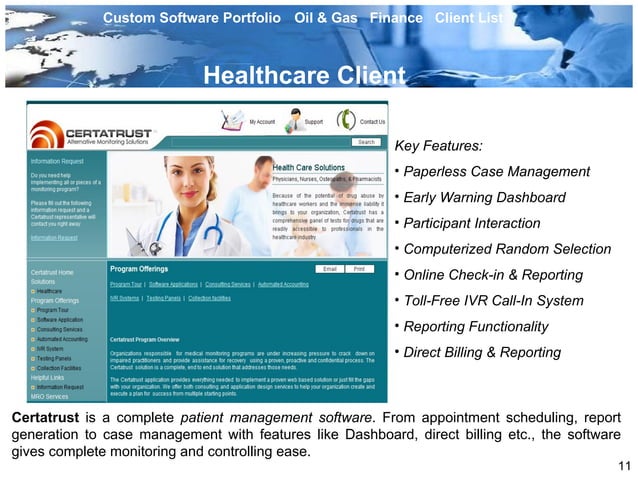 Scms Software Development Company | PPT