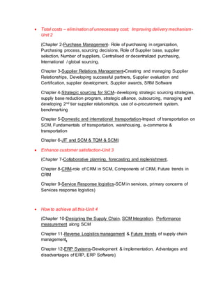 Scm syllabus & session plan 2 t1 batch | DOCX