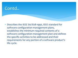 Software Configuration Management | PPTX | Technology & Computing