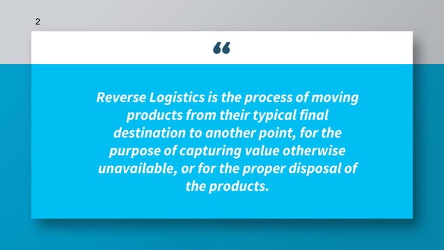 Reverse Logistics in Different Industries | PPTX | Logistics | Business