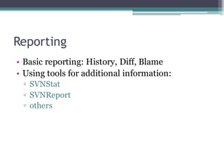 Codemash 2007 - Scm with subversion | PDF