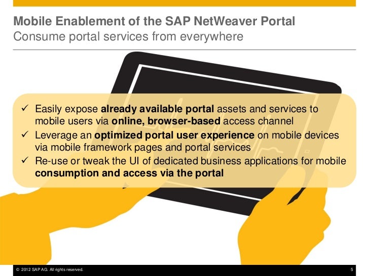 SAP NetWeaver Portal OnDevice - Consuming your SAP NetWeaver Portal O…