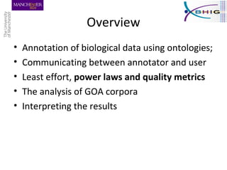 The Language of the Gene Ontology | PPT