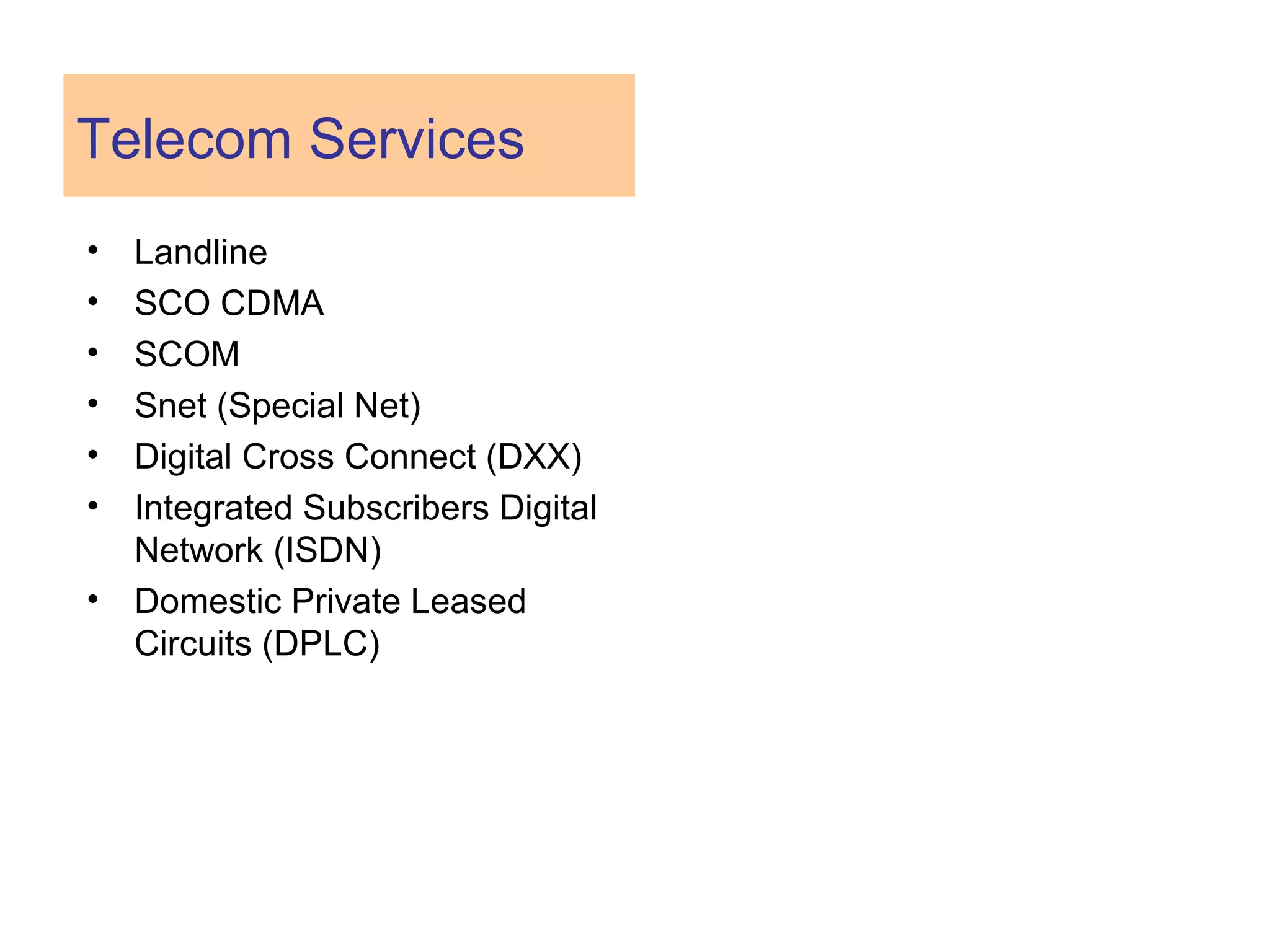 SCO - Telecom Trailblazer | PPT