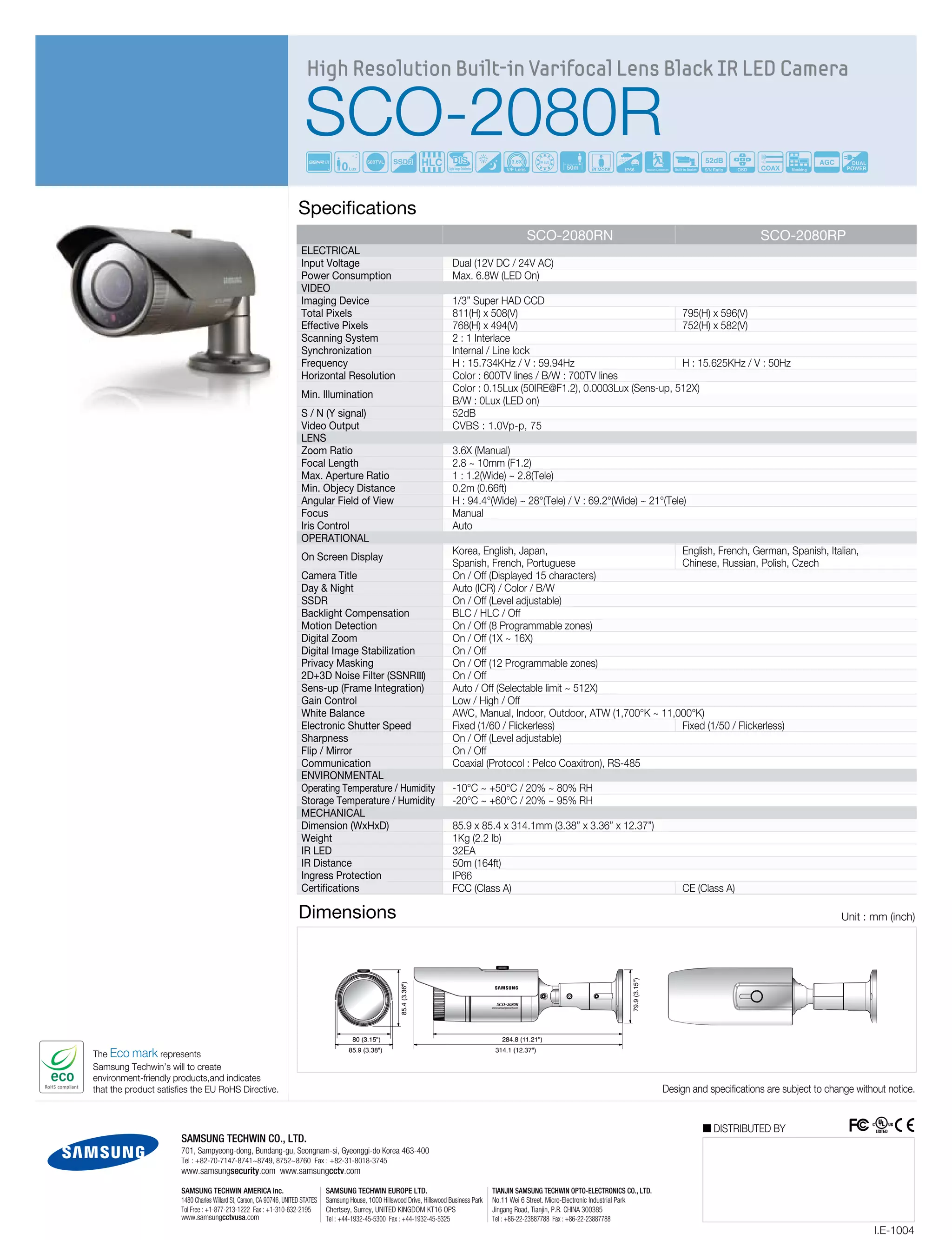 Sco 2080 r | PDF