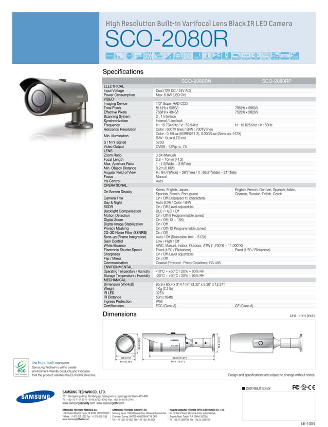 Sco 2080 r | PDF