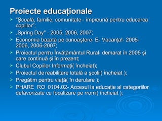 Scoala In Prezent | PPT