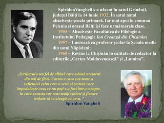 Noi suntem copiii "Planetei Vanghelia" | PPT