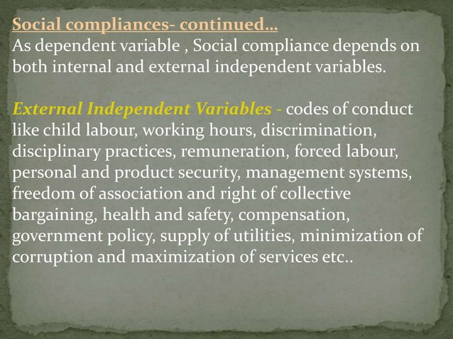 Risk Management and Social compliance issues in Ready Made Garment (RMG) Sector in Bangladesh ...