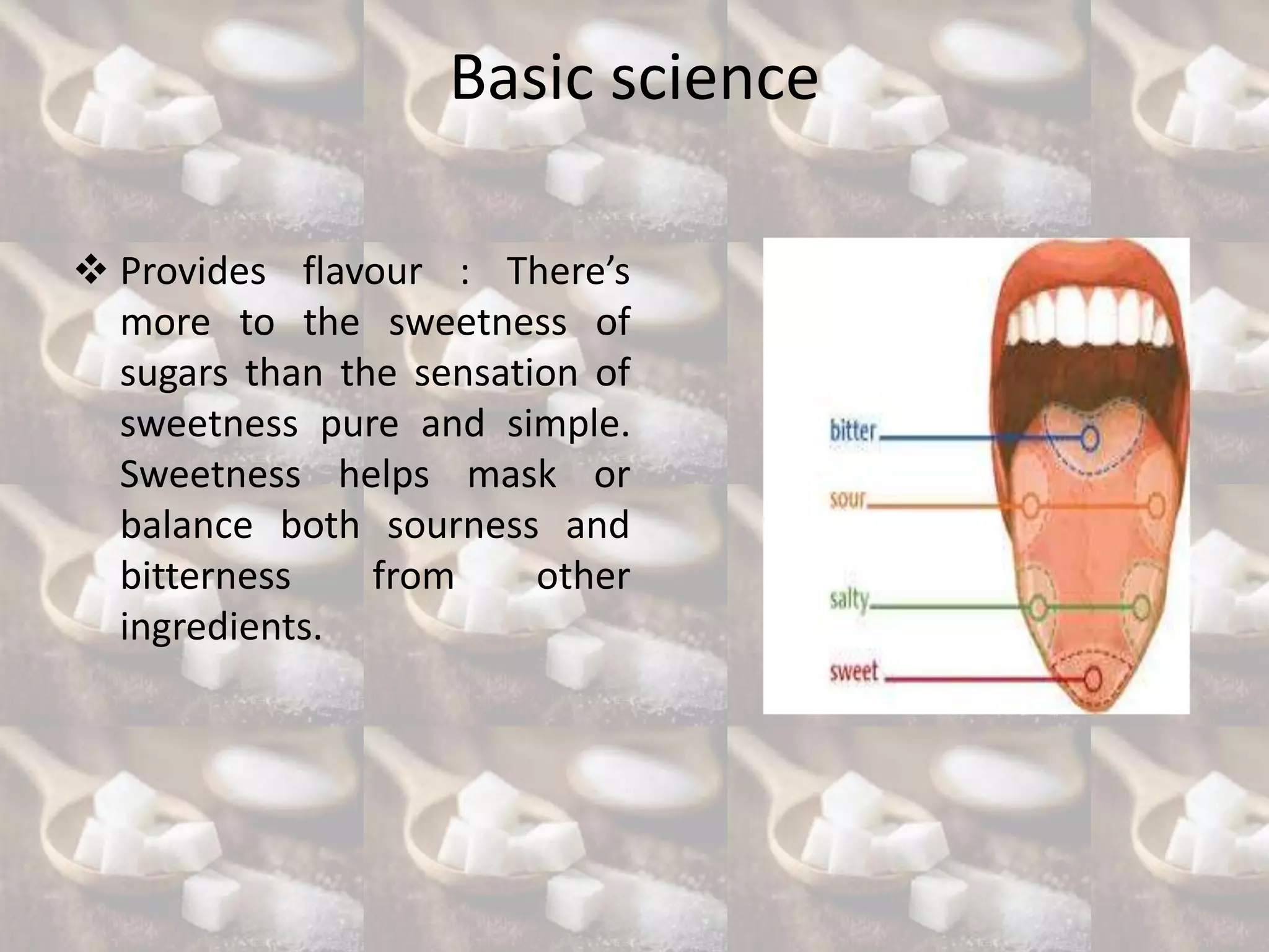 The science of Sugar | PPTX