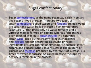 The science of Sugar | PPTX