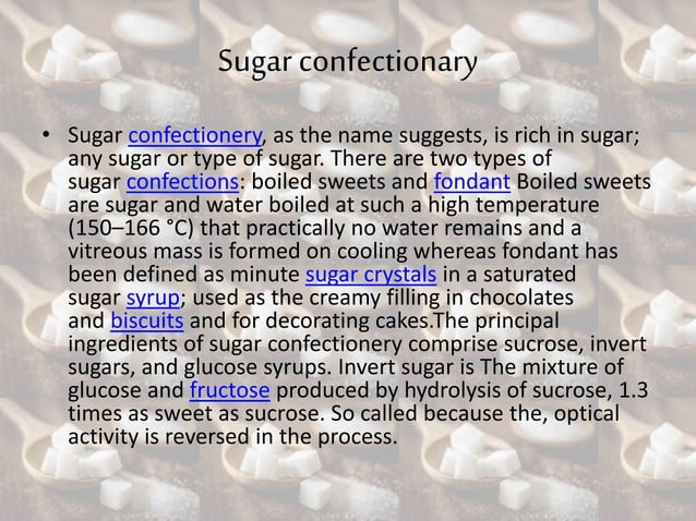 The science of Sugar | PPTX