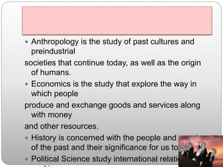 Introduction to Sociology and Anthropology | PPTX