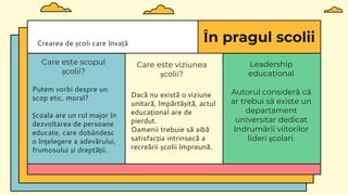 Scoli care invata, P Senge | PPTX