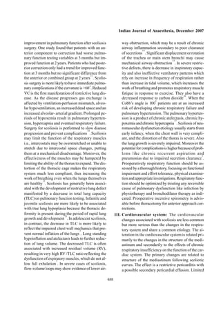 S C O L I O S I S | PDF