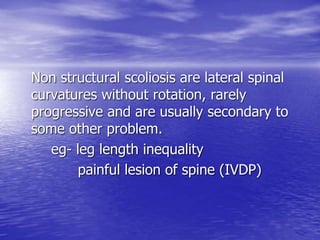 SCOLIOSIS POWER POINT PRESENTATION DONE 2 YEARS BACK | PPT