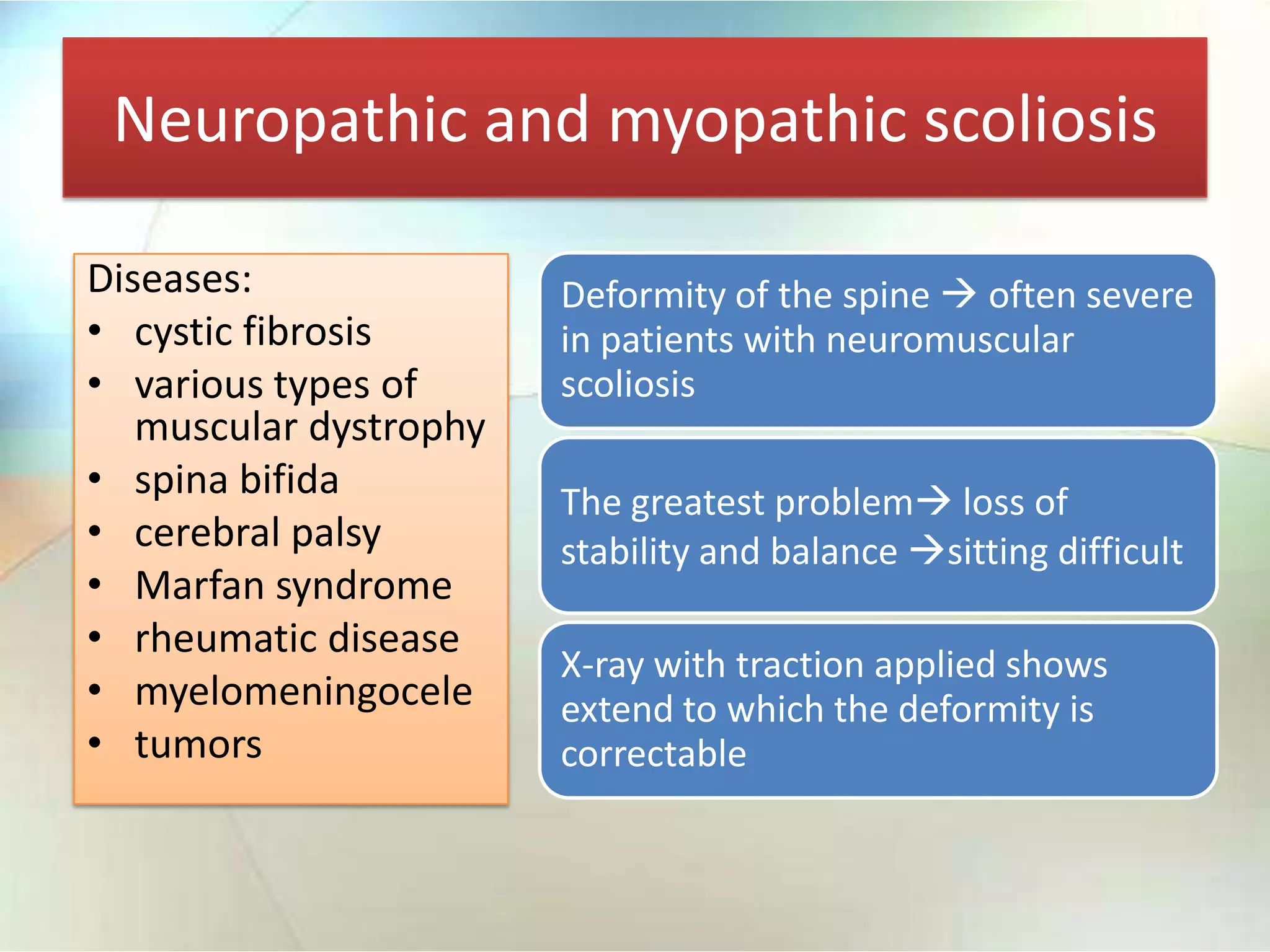 Scoliosis | PPTX