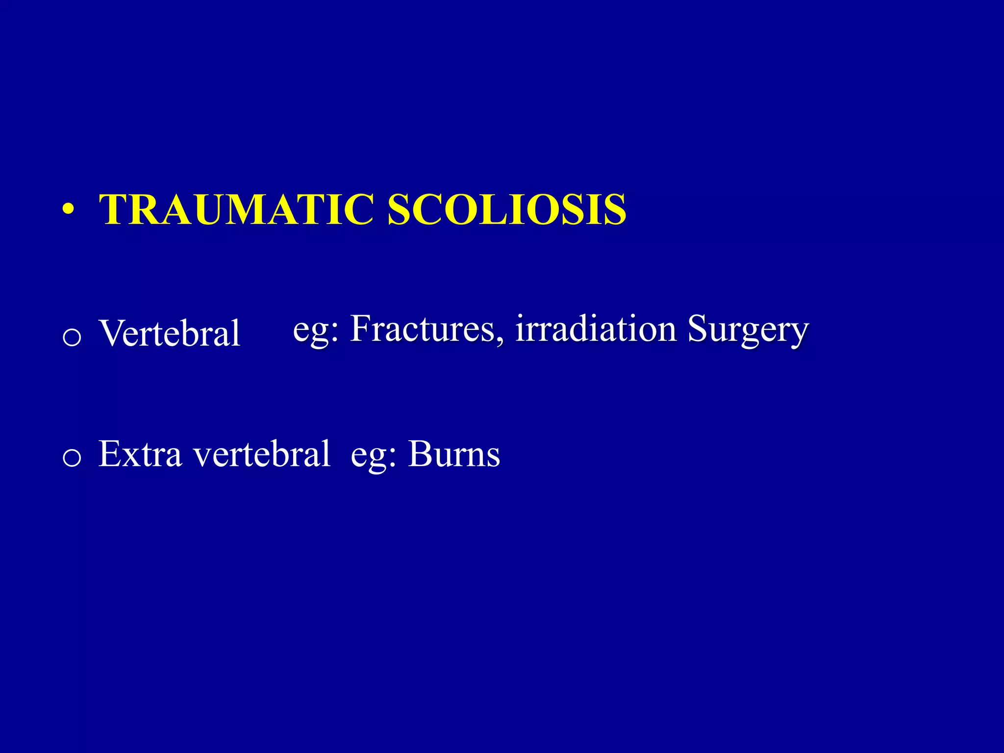 Scoliosis | PPTX