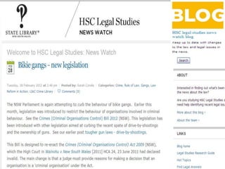 Resources for hsc legal studies | PPTX
