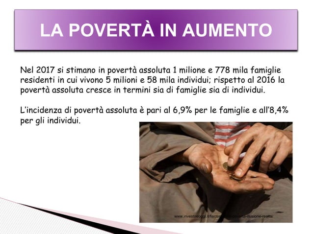 Sconfiggere la poverta | PPTX | Debated Sensitive Social Issues ...
