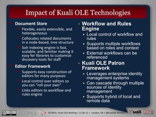 SCONUL Kuali OLE Briefing | PPTX
