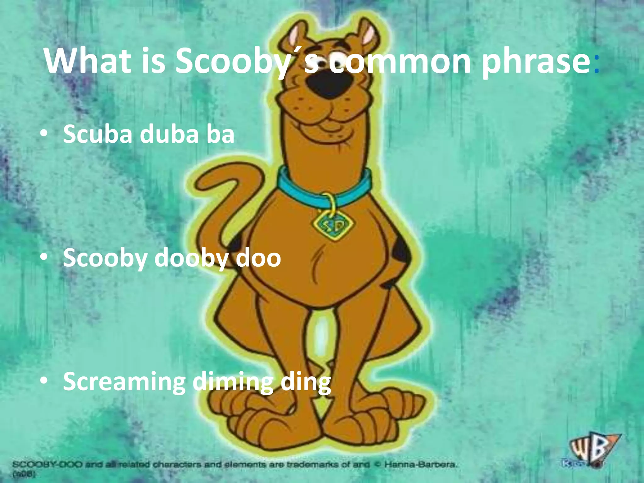 Scooby doo ppt | PPTX