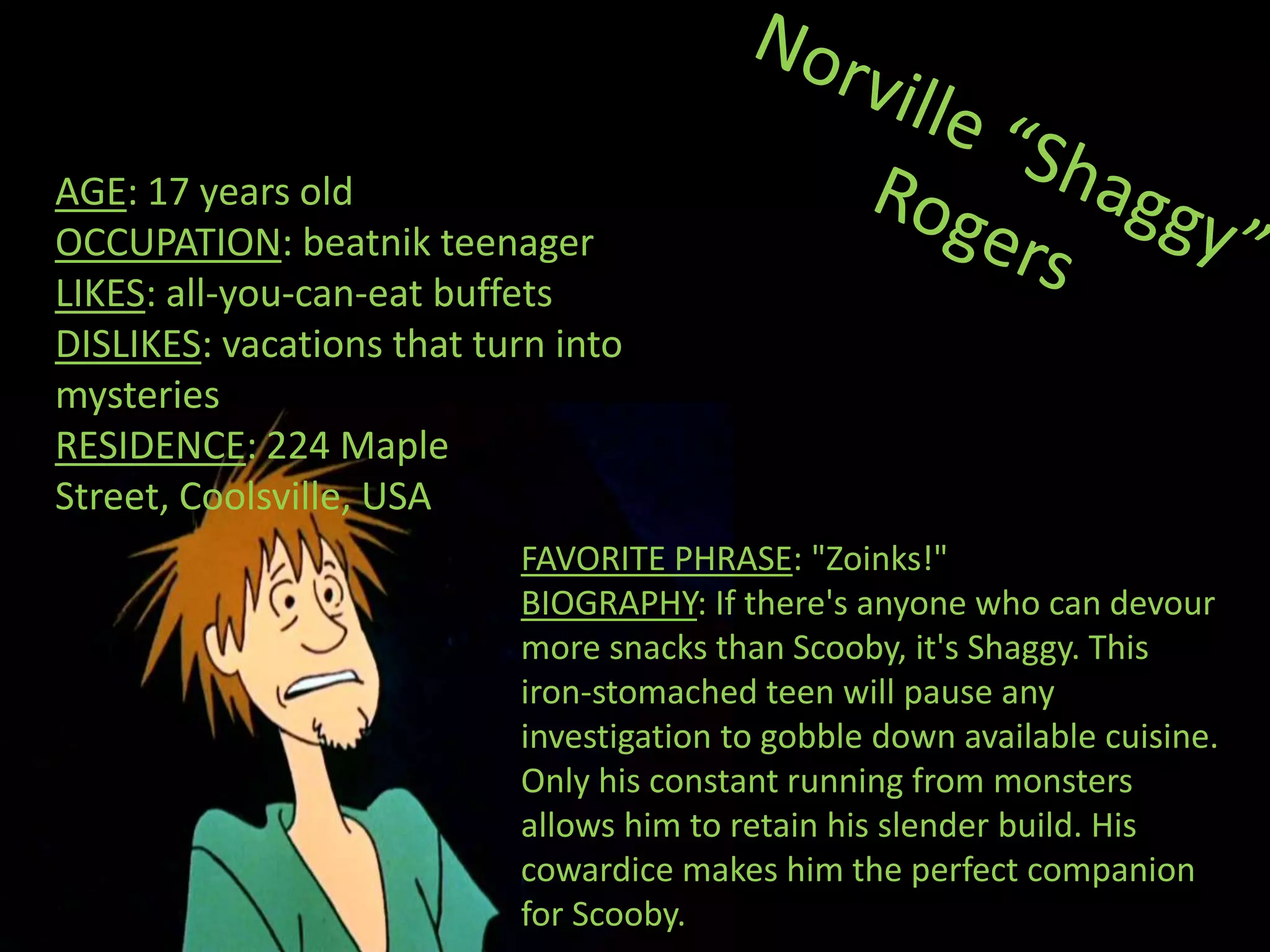 Scooby Doo Presentation | PPTX