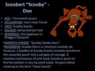 Scooby Doo Presentation | PPTX