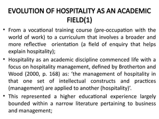 Scoop of hospitality .pptx characteristics of the hospitality Industry ...