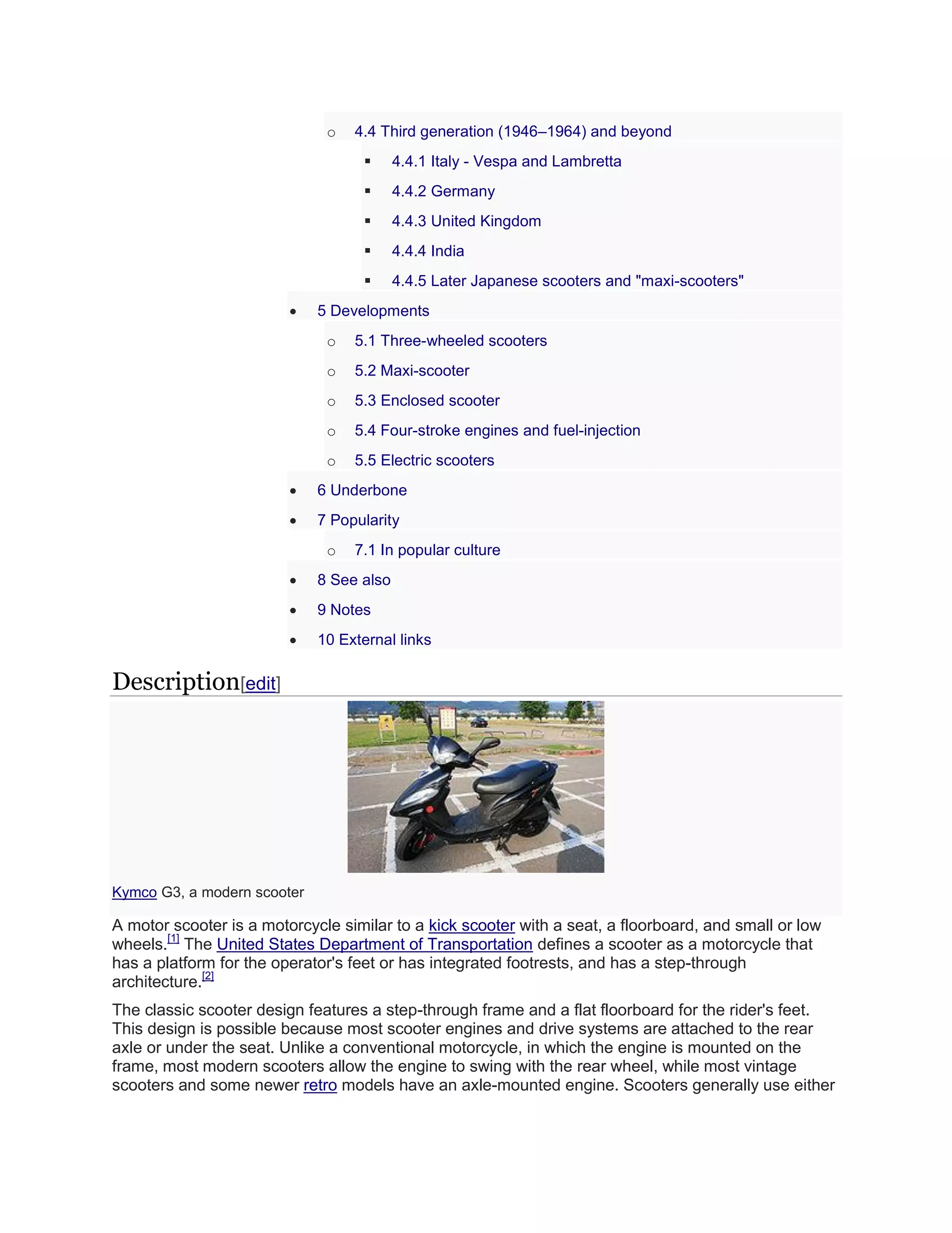 Scooter | PDF