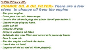 Scooter car servicing | PPTX