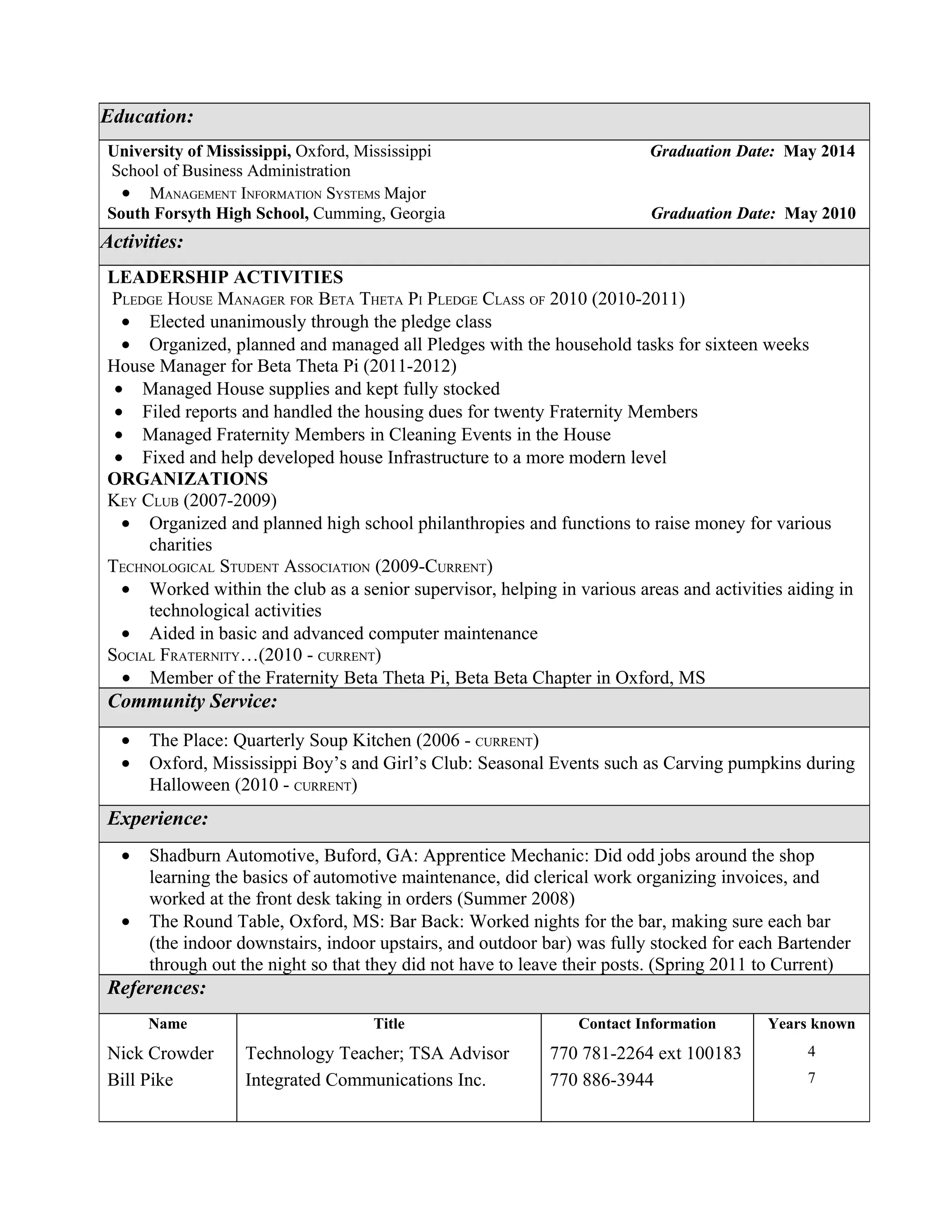 Scooter resume | PDF