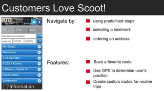 Scoot presentation | PPTX | Rail Travel | Travel Type