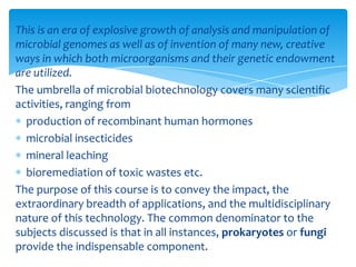 Scope of biotechnology | PPTX
