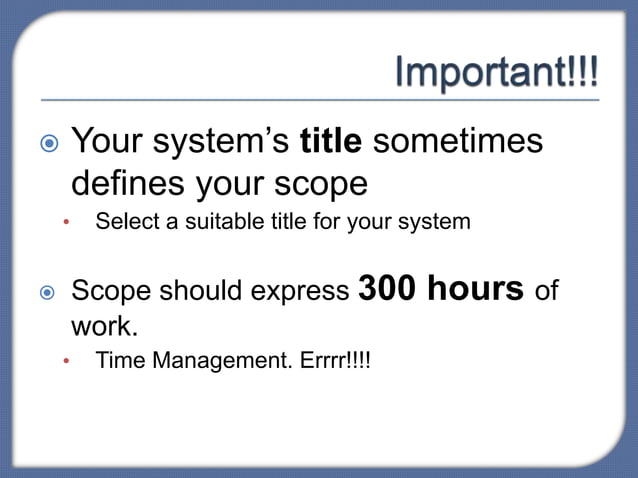 Software Engineering - Final Year Project Guidance | PPT