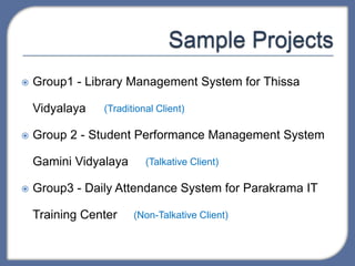 Software Engineering - Final Year Project Guidance | PPT