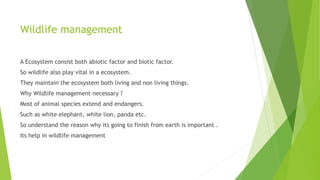 Scope of ecology | PPTX