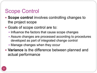 Scope project management in information system | PDF | Technology ...