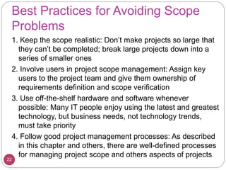 Scope project management in information system | PDF | Technology ...