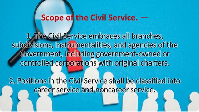 SCOPE AND COVERAGE OF CIVIL SERVICE | PPTX