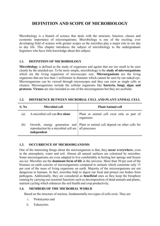 Scope-and-history-of-Microbiology.pdf | Biological Sciences | Science
