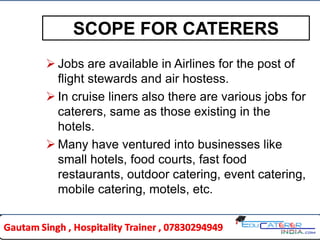 Scope for-caterers | PDF