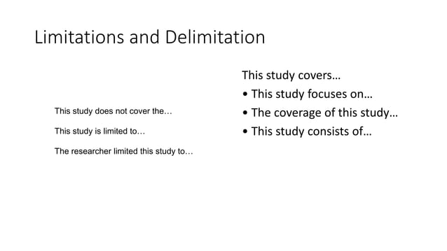 scope-limitation-and-delimitation.pptx | Education