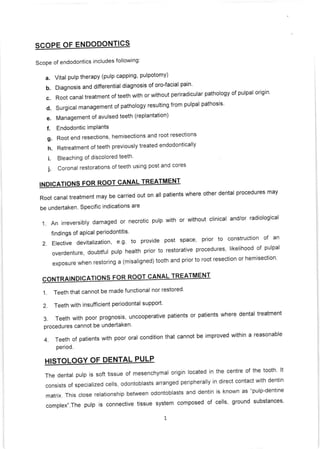 Scope-of-endodontics in dentistry required by dentists as we know the ...