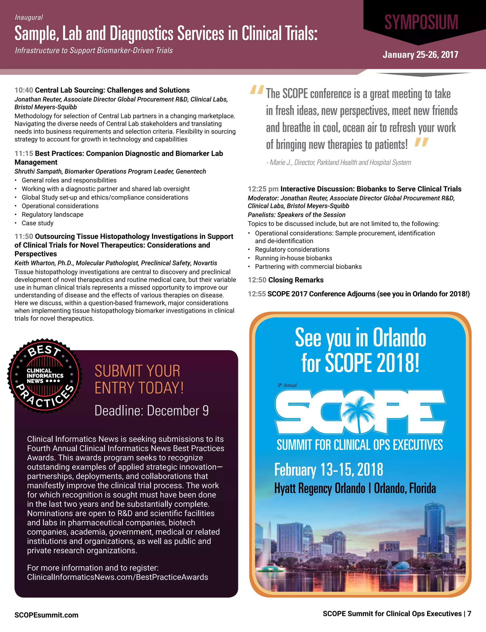 Overcome Operational Challenges in Biomarker-driven Clinical Trials | PDF