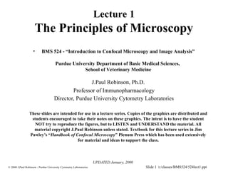 Microscopy flourescent staining techniques | PPT