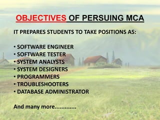 Scope after mca | PPT